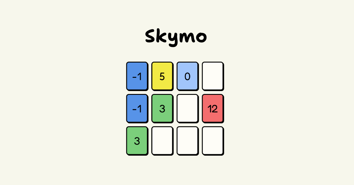 Skymo | Jouer à Skyjo en ligne - Jeu de Cartes Multijoueur Gratuit